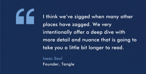How Isaac Saul Built Tangle into a Million-Dollar Newsletter | Inbox ...